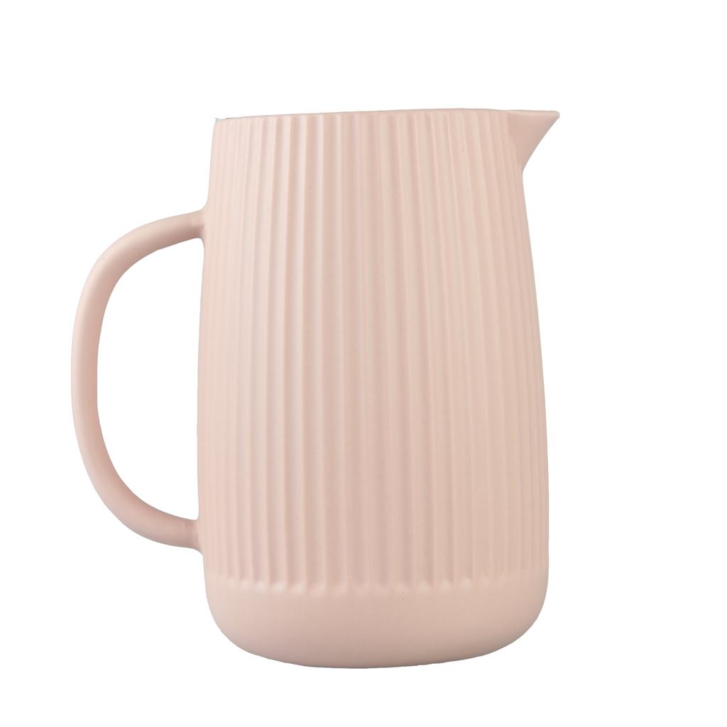 Pink ceramic jug | Decor-by-Glassor.cz