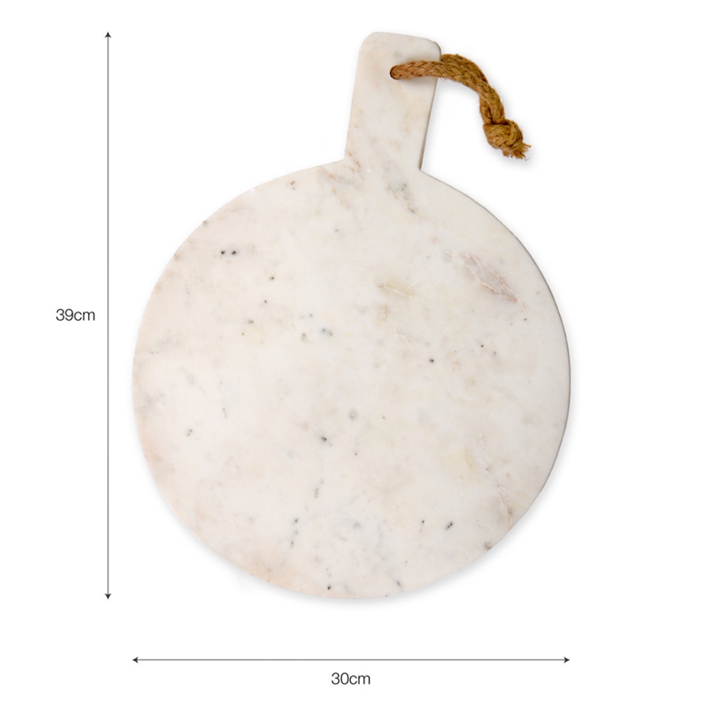 Round marble cutting board | Decor-by-Glassor.cz